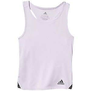 adidas Girls Club Tank, Purple Tint/Grey Six, Small