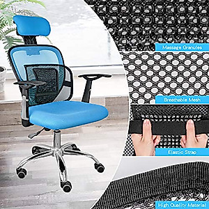 ACVCY Lumbar Mesh Support for Office Chair or Car Seat, Breathable Comfortable Back Support for Office Chair Lumbar Support Cushion for Car Seats Office Chair Car Lumbar Cushion 12” x 16”