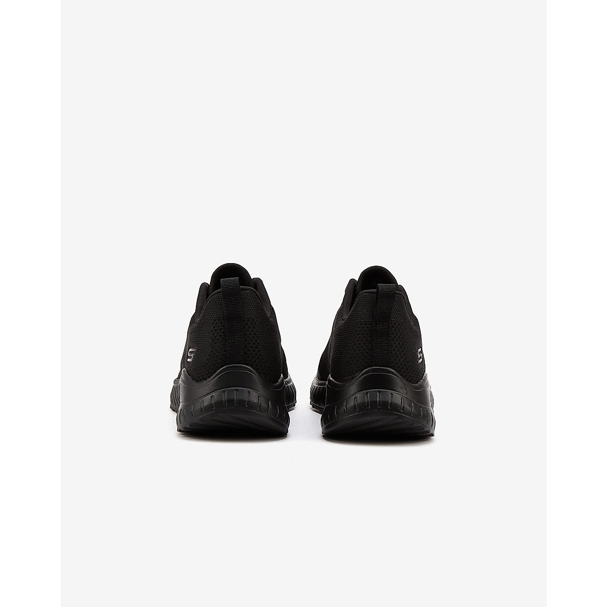 Skechers Women's Bobs Squad Chaos – Face Off Sneaker, Black/Black, 8.5 Wide