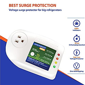 Refrigmatic MEGA Electronic Surge Protector for Big Refrigerators 27 cu. ft. or More
