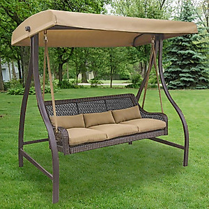 Three Seat Wicker Swing Replacement Canopy Top Cover
