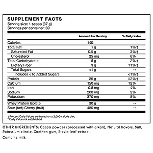 LADDER Grass Fed Whey Protein Powder Packets, 26g Protein for Muscle Gain, 7g BCAAs, 14g EAAs, No Artificial Sweeteners, NSF Certified (Chocolate, Pack of 15)