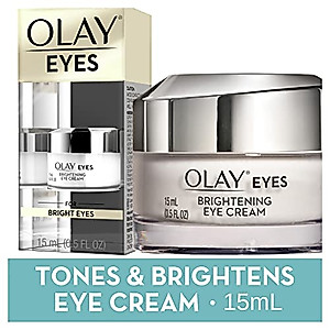 Olay Vitamin C Brightening Eye Cream to Help Reduce Dark Circles, Brightening Cream, 0.5 Fl Oz