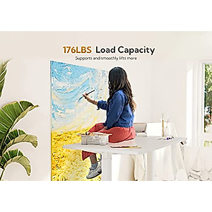 Claiks Electric Standing Desk, Adjustable Height Stand up Desk, 55x24 Inches Sit Stand Home Office Desk with Splice Board, Black Frame/Black Top