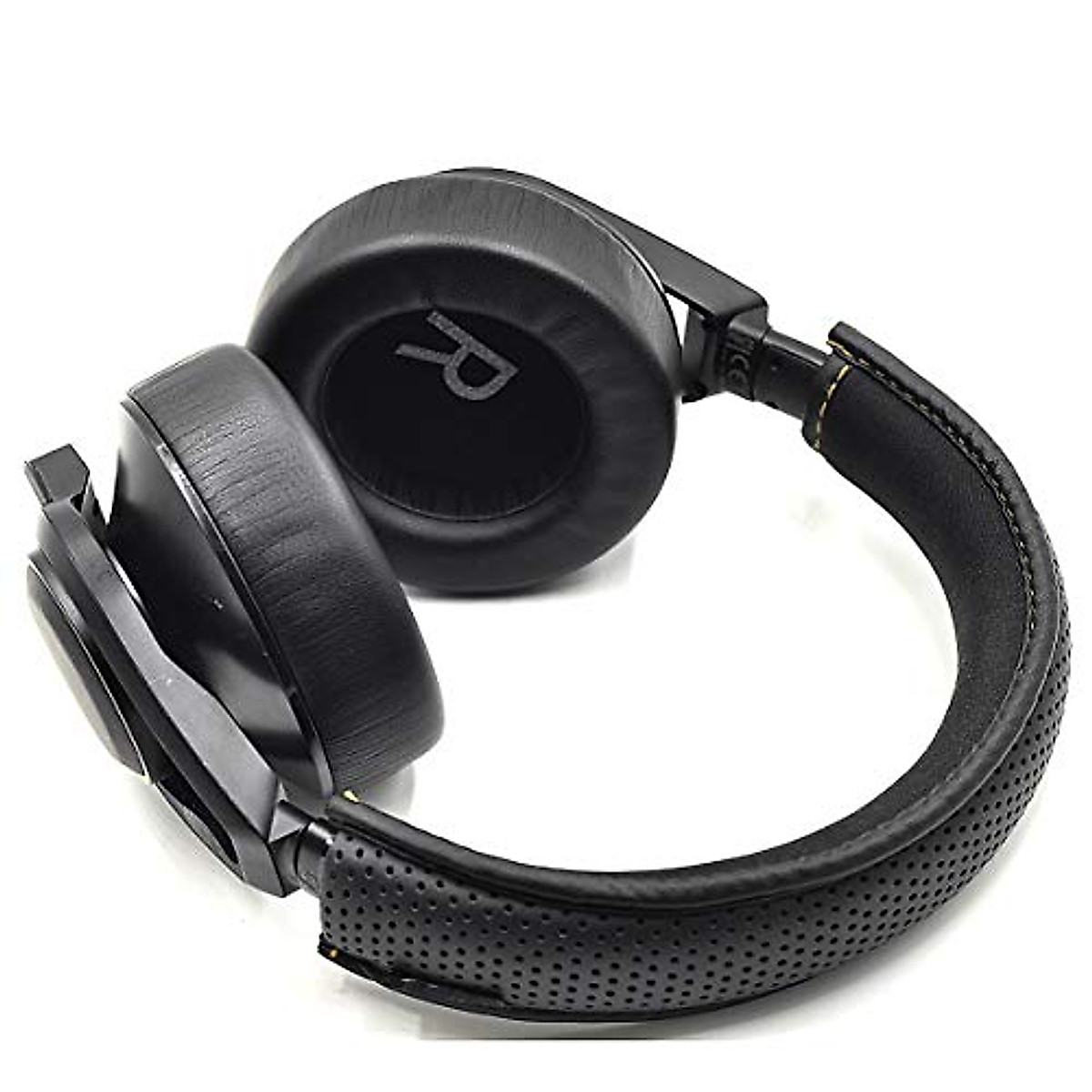 defean DIY RIG600 Ear Pads Replacement Potein Leather Memory Foam Cushion Pillow Parts Cover Compatible with Plantronics RIG 600 Gaming Headset