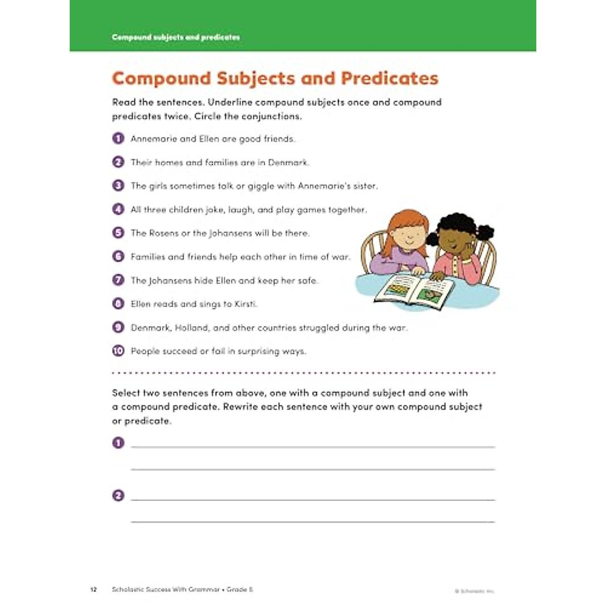 Scholastic Success with Grammar Grade 5 Workbook