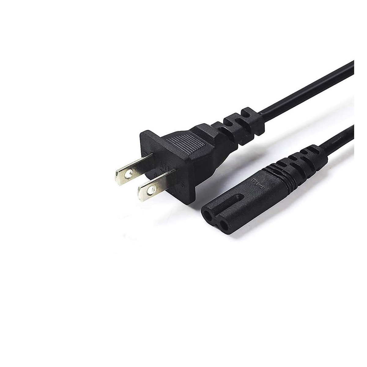 UpBright 2-Prong AC Power Cord Compatible with Dolphin Audio SP-2100RBT SP-2120RBT SP-1070RBT SP-1080RBT SP-1270RBT WaveSync Dual 10" 12" Karaoke Party Portable Bluetooth Speaker SP2100RBT SP2120RBT