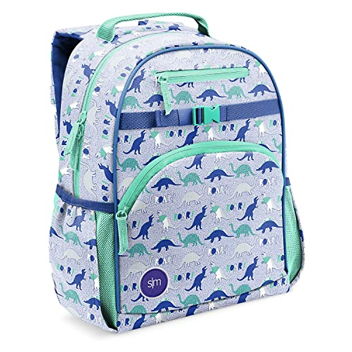 Simple Modern Toddler Backpack for School Boys | Kindergarten Elementary Kids Backpack | Fletcher Collection | Kids - Medium (15" tall) | Dinosaur Roar