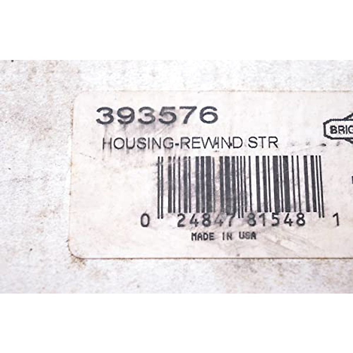 Briggs & Stratton 393576 Lawn & Garden Equipment Engine Recoil Starter Housing Genuine Original Equipment Manufacturer (OEM) Part