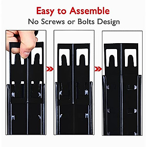 4 Tier Shelving Unit Shelf Metal Storage Shelves Metal Rack Heavy Duty Height Adjustable Commercial Grade Steel Utility Layer Shelf Rack Organizer 1411 LBS Capacity-63.78H x 31.5W x 15.74D inch,Black