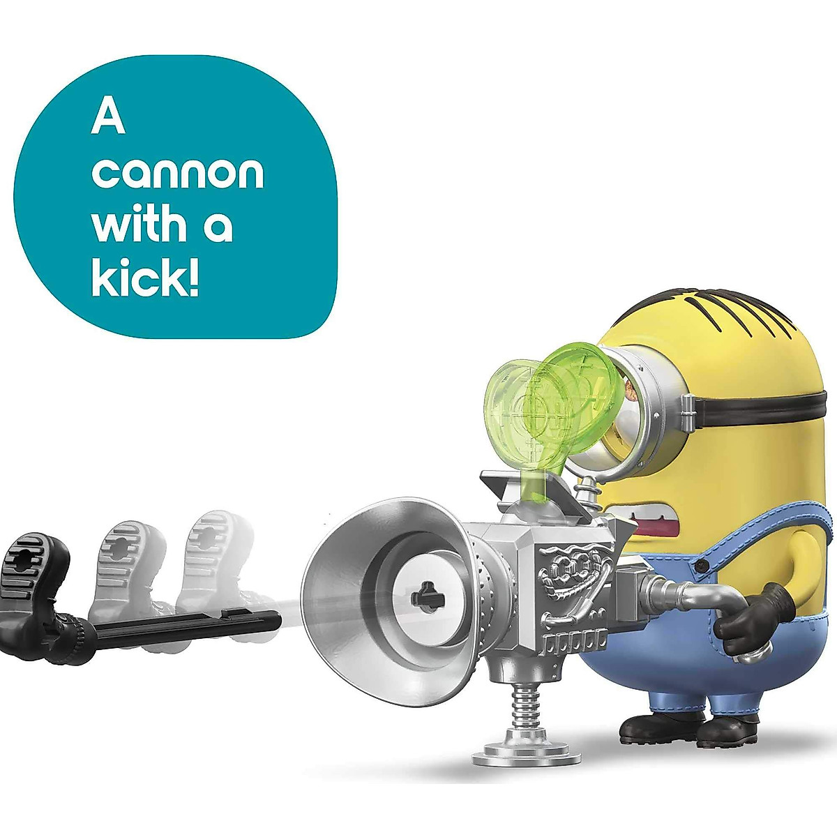 Minions Loud N’ Rowdy Stuart Talking Action Figure with Fart Cannon Toy, Kids Gift Ages 4 Years & Older