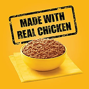PEDIGREE CHOPPED GROUND DINNER Adult Canned Soft Wet Dog Food with Chicken, 13.2 oz. Cans (Pack of 12)