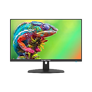 Sceptre 24" IPS Monitor 1920 x 1080p Ultra Slim 75Hz HDMI VGA 99% sRGB Metal Black 2021 (E248W-FPRK)