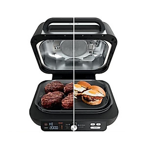 Ninja Foodi XL Pro 5-in-1 Indoor Grill & Griddle with 4-Quart Air Fryer, and Bake, IG600