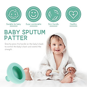 Healifty Palm Chest Percussion Cup Chest Physical Cup Silicone up Mucus Phlegm Remover Percussion Treatment for Expectoration Problem and Bed Rest Basic Nursing Work