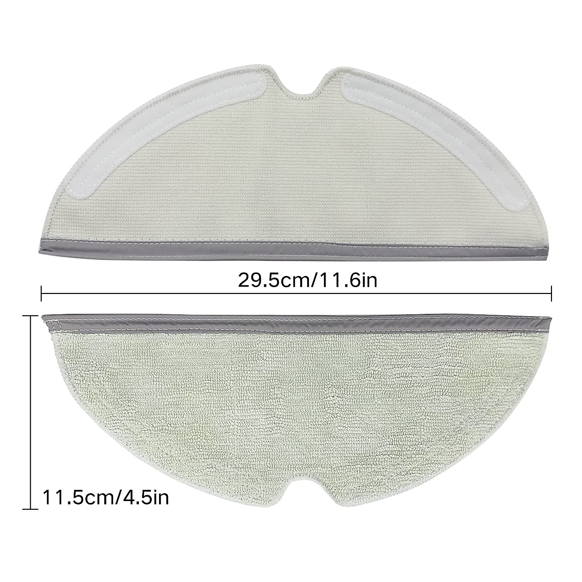 HomeTimes Vaccumm Mop Pads For Roborock Q7+/Q7 Max+/ S6MaxV/S6Pure/S5Max/S6/S5/E35/E25 Replacement Pad Cloth Set Expert Reusable Robot Cloth …
