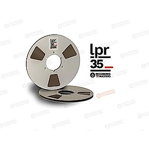 New RTM PYRAL LPR35 1/4" 3608' 1100m 10.5" Metal Reel Nab Hinged Box RMG/EMTEC Studio Mastering Tape R34520