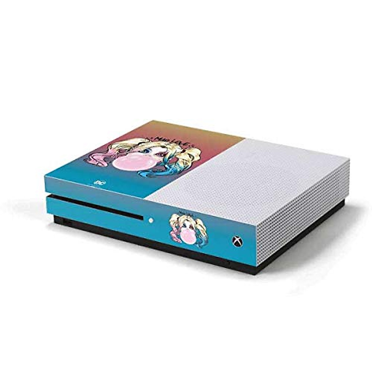 Skinit Decal Gaming Skin Compatible with Xbox One S Console - Officially Licensed Warner Bros Harley Quinn Mad Love Design
