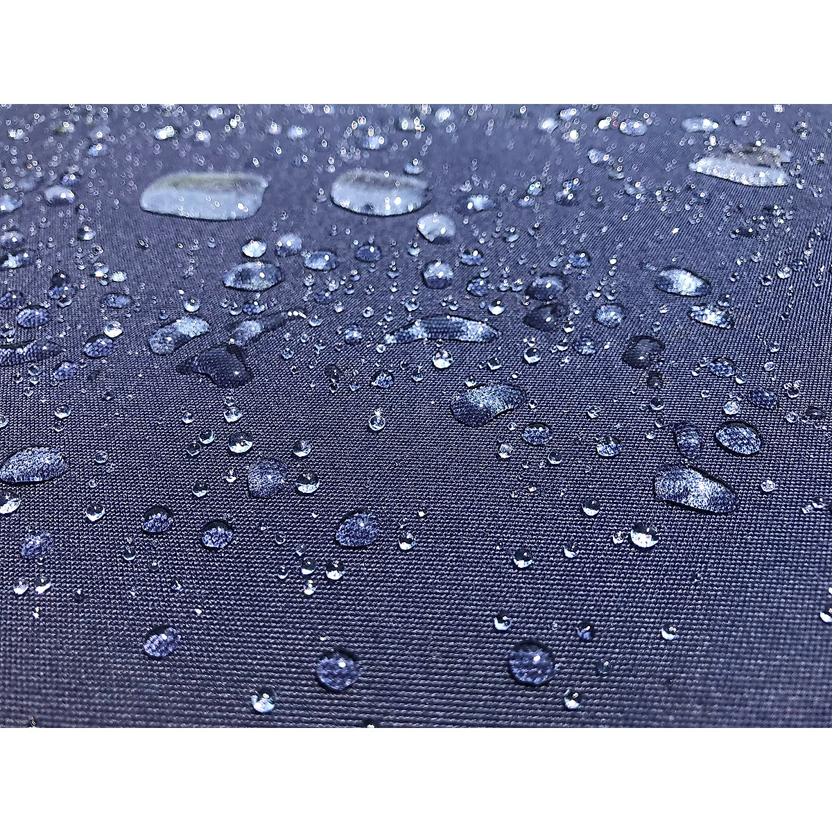 RULU Outdoor/Indoor Ottoman, Pouf, Cube, Bean Bag 17 inch x 17 inch x 17 inch Weather and Water Resistant Thedra South Seaseas Blue