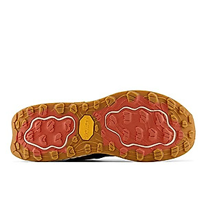 New Balance Women's Fresh Foam X Hierro V7 Trail Running Shoe, Golden Hour/Moon Shadow/Red Clay, 9 Wide