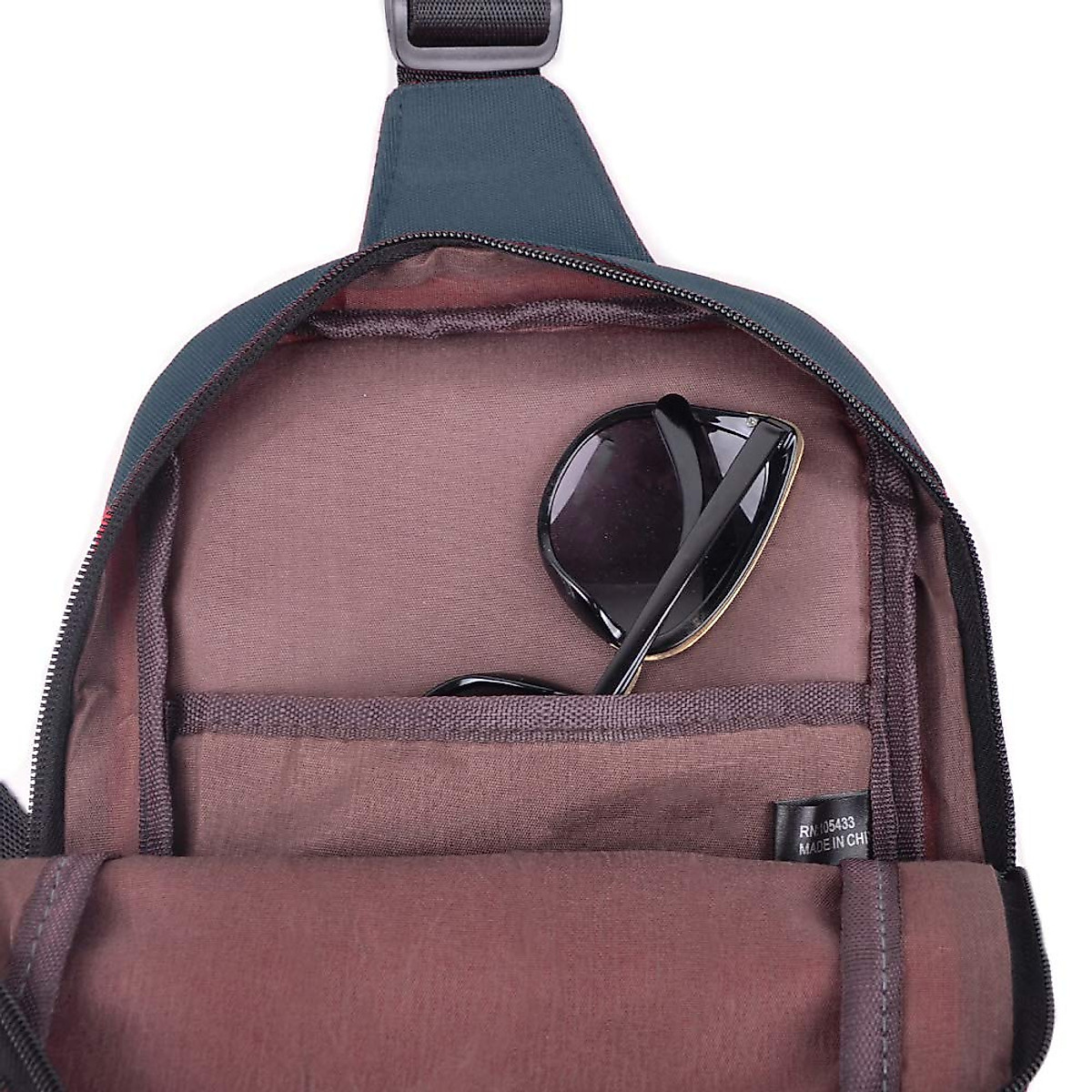 WESTEND Crossbody Canvas Sling Bag Backpack with Reversible Strap