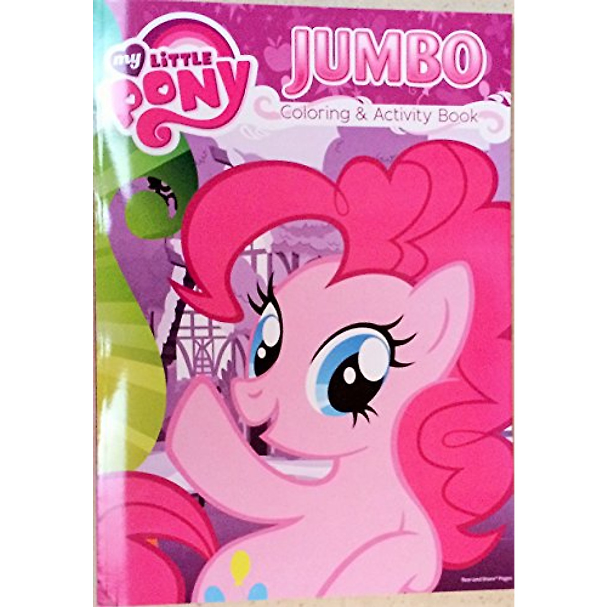 My Little Pony Jumbo Coloring & Activity Book 4 Pack - Pinkie Pie, Twilight Sparkle, Rainbow Dash & Fluttershty