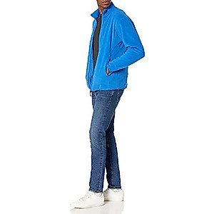 Amazon Essentials Men's Full-Zip Polar Fleece Jacket (Available in Big & Tall), Cobalt Blue, XX-Large