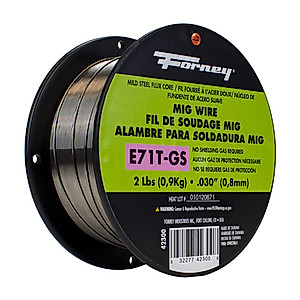 Forney Easy Weld 261, 140 FC-i MIG Welder, 120V, Green & 42300 Flux Core Mig Wire, Mild Steel E71TGS.030-Diameter, 2-Pound Spool
