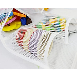 Mithrim 2 Mesh Shower Toy Organizers, Perfect Bathtub Toy Holder And Bathroom, Multi-Purpose Mesh Bag, Suitable For Children And Toddlers