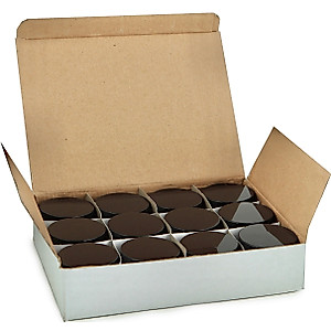 Vivaplex, 12, Green, 1 oz, Round Glass Jars, with Inner Liners and black Lids