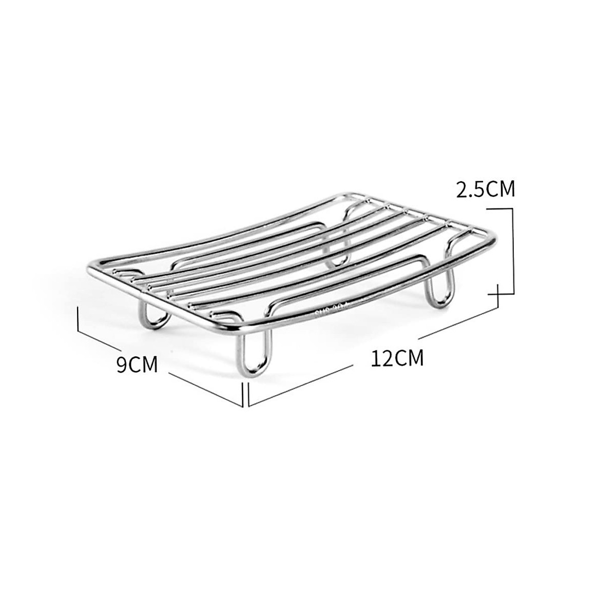 Zerodeko Sponge Tray 1pc Stainless Steel Tray Sink Tray soap Dispenser Tray Sink soap Holder Drain Soap Rack Bathroom Shelf Stainless Steel Soap Rack Soap Dish Holder Drain pan Storage