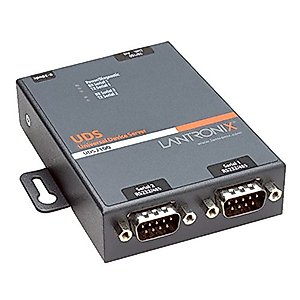 Lantronix UDS2100 2-Port Device Server - 2 x DB-9, 1 x RJ-45 (125163C)
