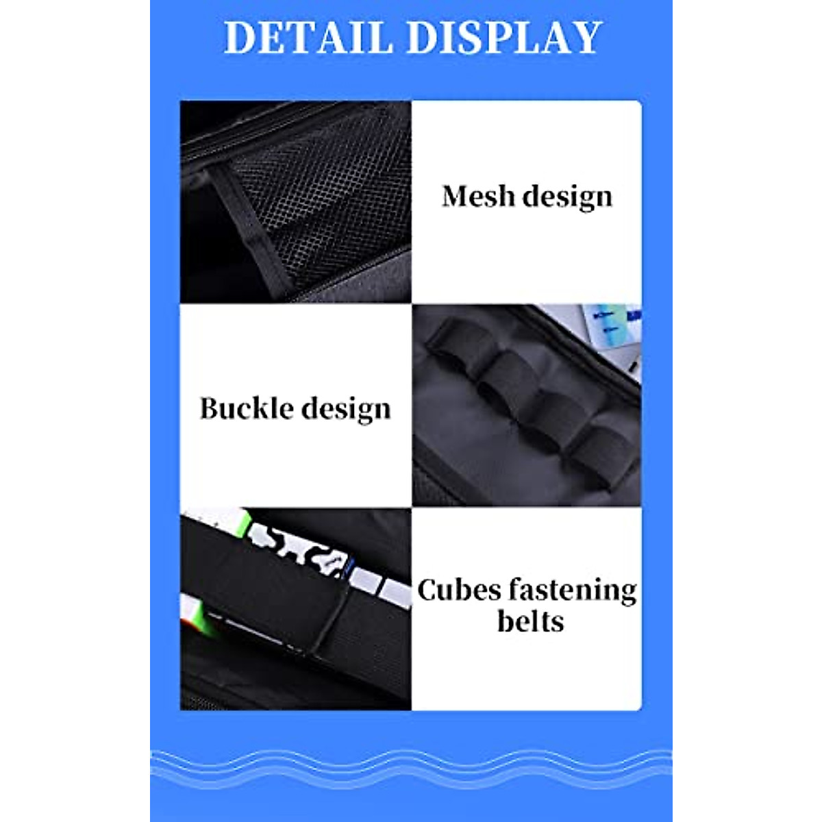 Taolele QY Toys Carrying Bag Box Storage Case Portable Handbag Shoulder Bag for Magic Cubes Game Tourism Traveling