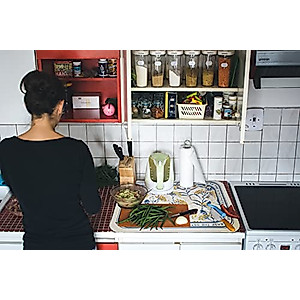 Coffee Bar Accessories Fit Under Coffee Maker Coffee Machine Coffee Pot Espresso Machine Dish Rack 16" x 24"-Coffee Mat Hide Stain Rubber Backed Absorbent Dish Drying Mat for Kitchen Counter