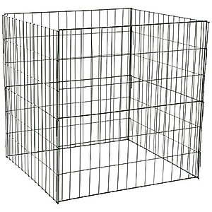 Bosmere K765 Wire Compost Bin, 30"L x 30"W x 30"H, Easy Assembly W/Front Door that Opens for Effortless Access