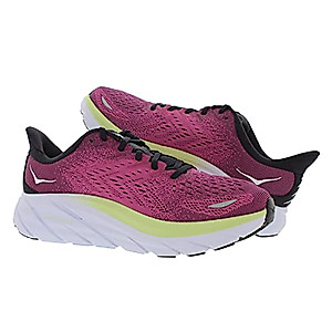 HOKA ONE ONE Clifton 8 Womens Shoes Size 6, Color: Blue Graphite/Ibis Rose