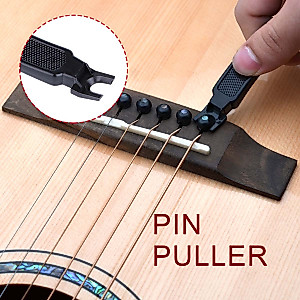Black 3 in 1 Multifunction Guitar String Winder String Cutter Pin Puller,MusicOne ¡­