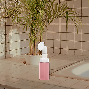 Foaming Dispenser 3Pcs Foaming Soap Dispenser Empty Facial Foam Bottle Hand Soap Containers with Foam Massage Clean Brush Head for Home Bathroom 100ml 30ml