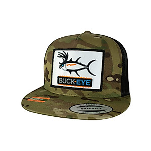 Buck-Eye Pill Patch Tropic Multicam Unisex Trucker Hat