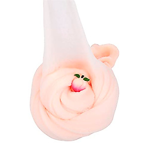 Light Pink Cloud Slime, Girls and Boys Fluffy Slime Stress Relief Toy, Super Soft and Non-Sticky, for Party Favors, Birthday Gifts, School Education(7oz 200ml)