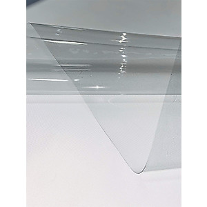 Clear Marine Vinyl 20 Gauge Double Polished 54 Inches Wide by 5 Yards