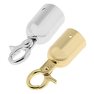 12Pcs Rope End Stopper Cord End Caps With .5