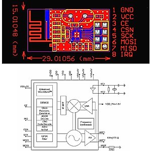 Aideepen 10PCS NRF24L01+ 2.4GHz WL Transceiver Module R-F Transceiver Module