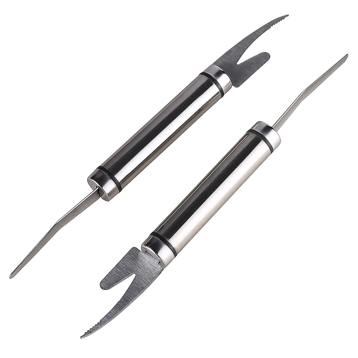 3Pcs 5 in 1 Multifunctional Shrimp Line Fish Maw Knife, Multipurpose Shrimp Peeler, Stainless Steel Shrimp Deveiner Tool, Fish Scale Knife for Home Kitchen