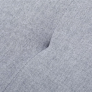 Christopher Knight Home Zahra Fabric Storage Ottoman, Light Grey