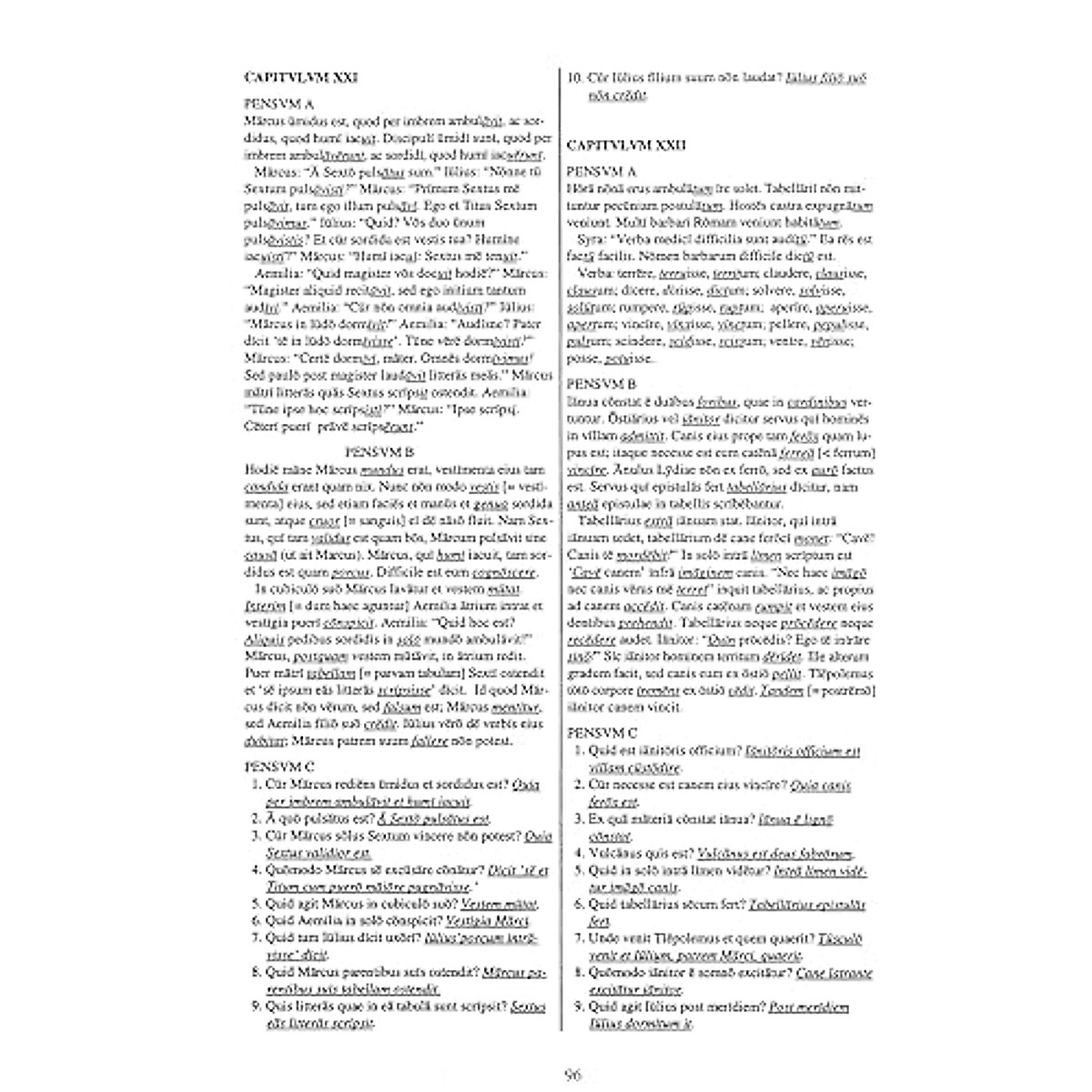 Lingua Latina Per Se Illustrata: Teachers' Materials & Answer Keys for Pars I & II (Latin Edition)