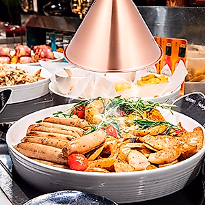 Tofficu Hanging Heater Hanging Food Heat Lamp Telescopic Heating Lamps Hot Food Heating Lamps for Restaurant Home Cafeteria Use Hanging Light Fixtures