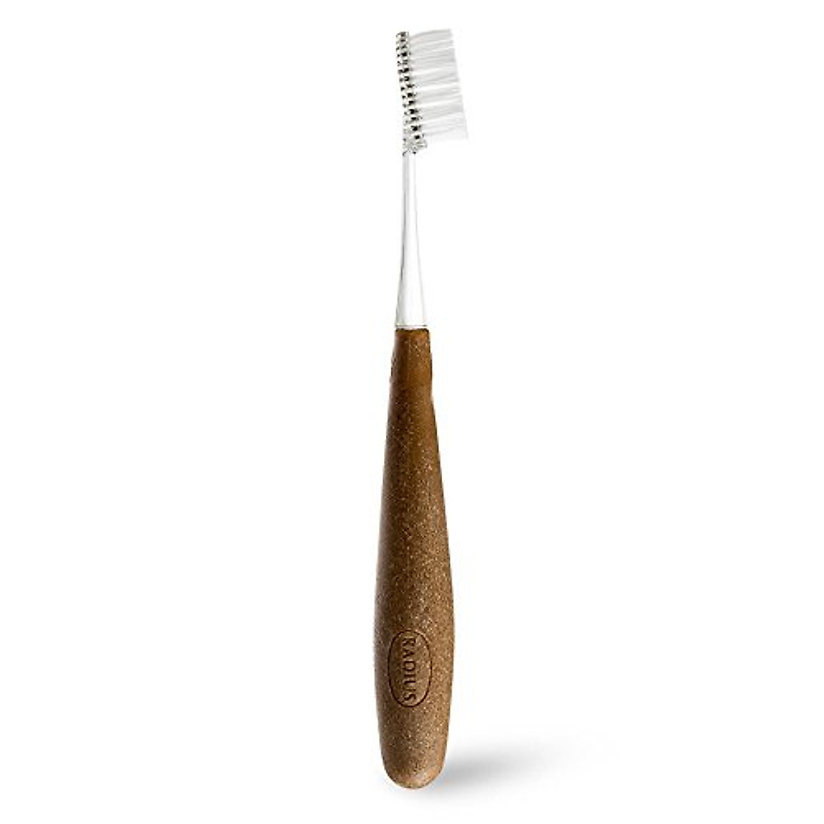 RADIUS - Source Toothbrush, Replacement-Head Technology and a Handle Made from Repurposed Materials, Colors May Vary (Super Soft, 1 Count)