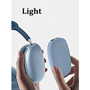 Earpads Cushions Protectors Cover Case，Soft Silicone Ear Pads Cup Compatible with AirPods Max Headphones (Green)