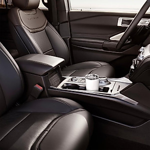 iPick Image for Ford Bronco in Blue Color 20 oz Dual-Wall Insulated Stainless Steel White Travel Tumbler